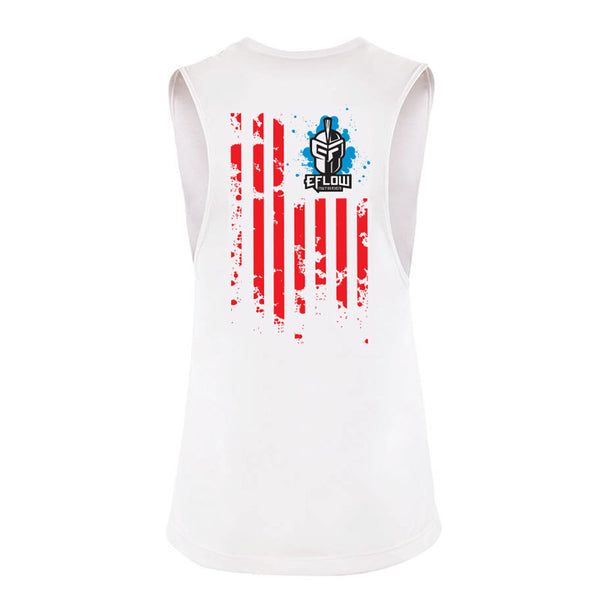Women's Freedom Tank (White) – eFlow Nutrition